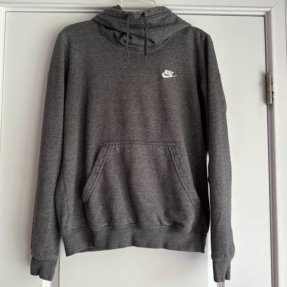 Nike | Tops | Nike Cowl Neck Hoodie | Poshmark